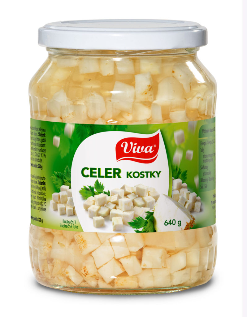 Celer kostky 640g • PT Servis