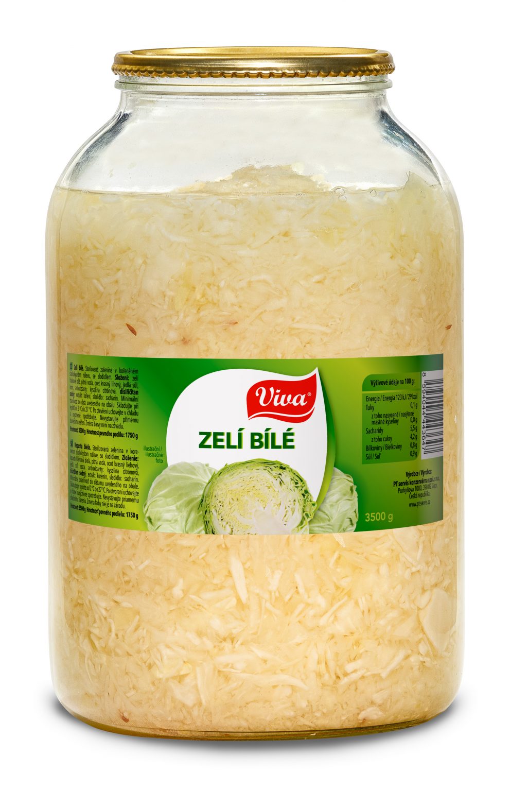 Zelí bílé 3 500g • PT Servis